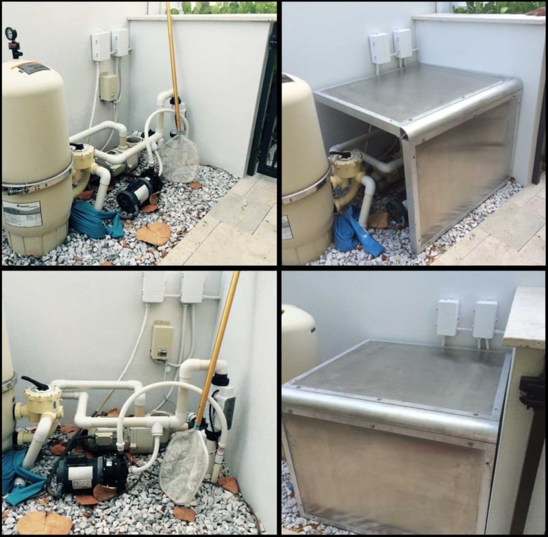 Residential Pool Pump Enclosure - Acoustiblok Website